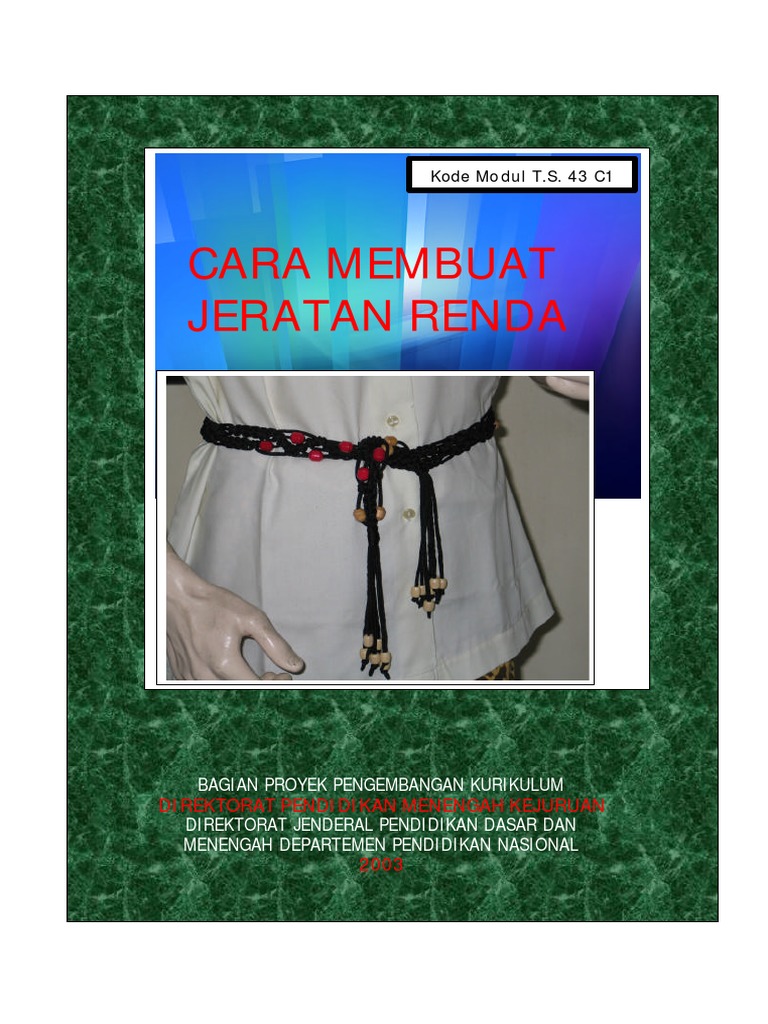 Cara Membuat Jeratan Renda | PDF
