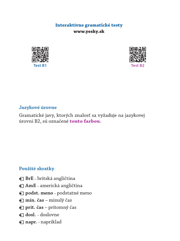 Anglicka Gramatika UKAZKA2 | PDF