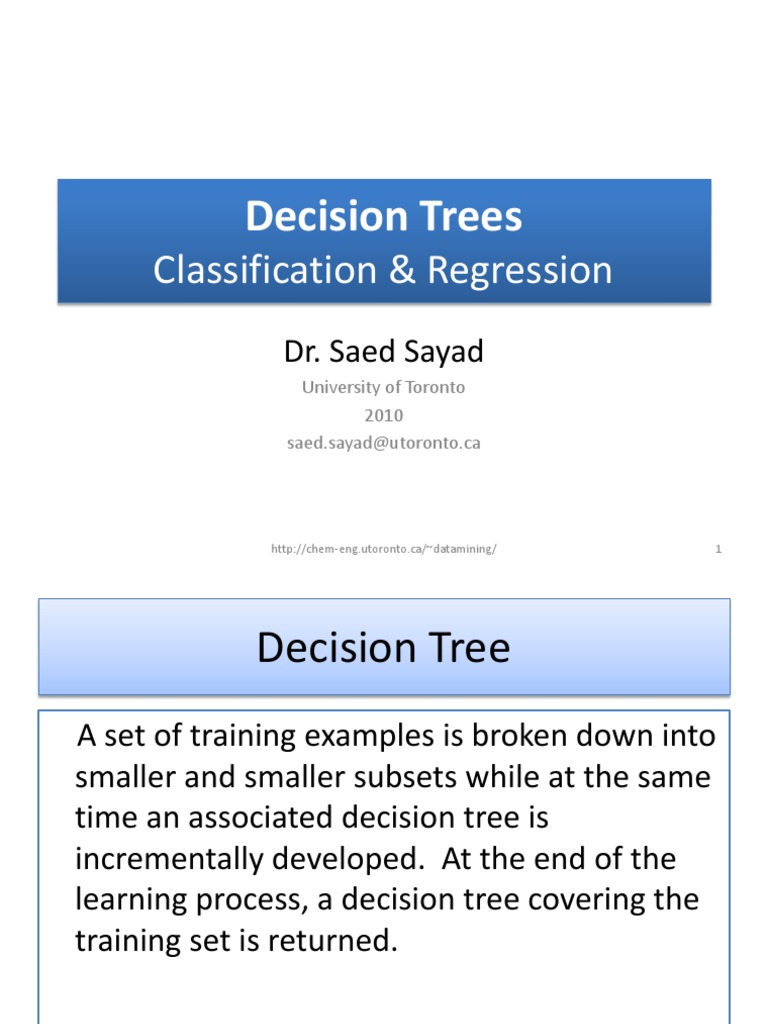 Decision Trees | PDF | Applied Mathematics | Algorithms