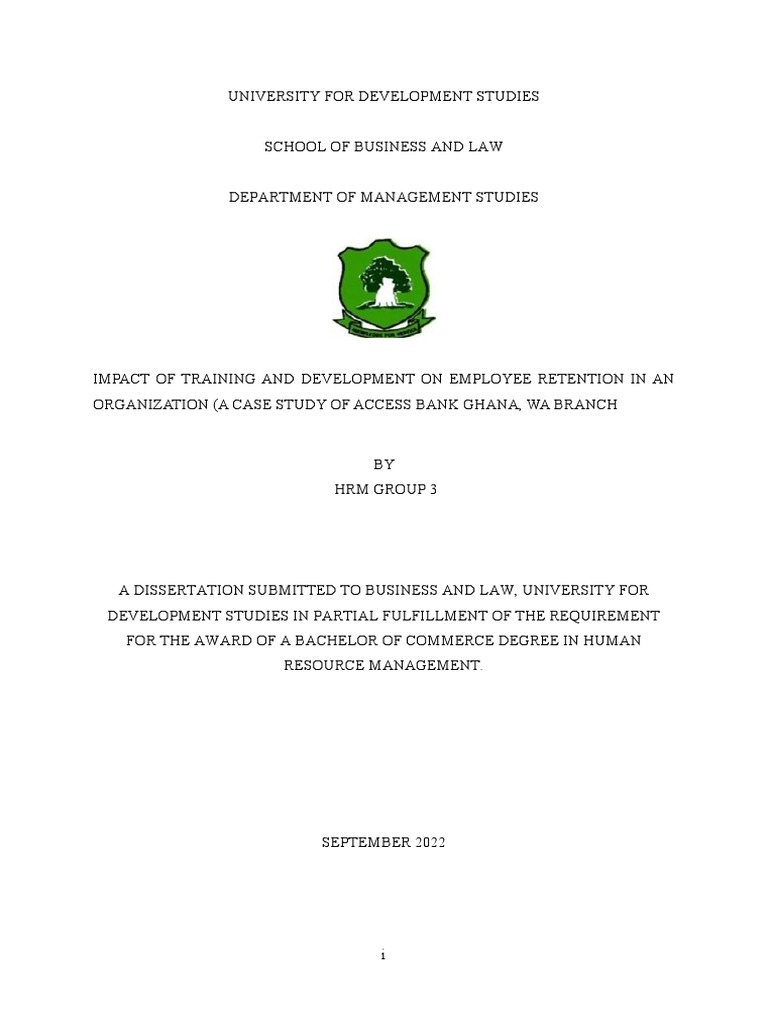 HRM Group 3 Project Work Final | PDF | Employee Retention | Job Satisfaction