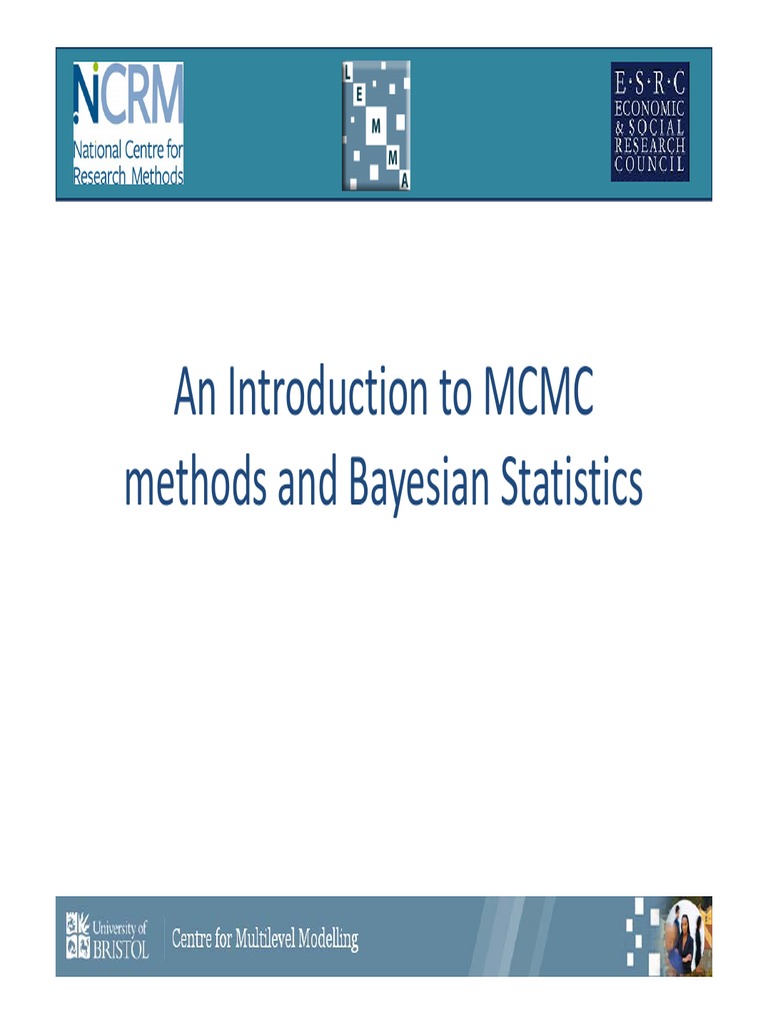 An Introduction To Bayesian Statistics and MCMC Methods | PDF ... An Introduction To Bayesian Statistics and MCMC Methods | PDF ...