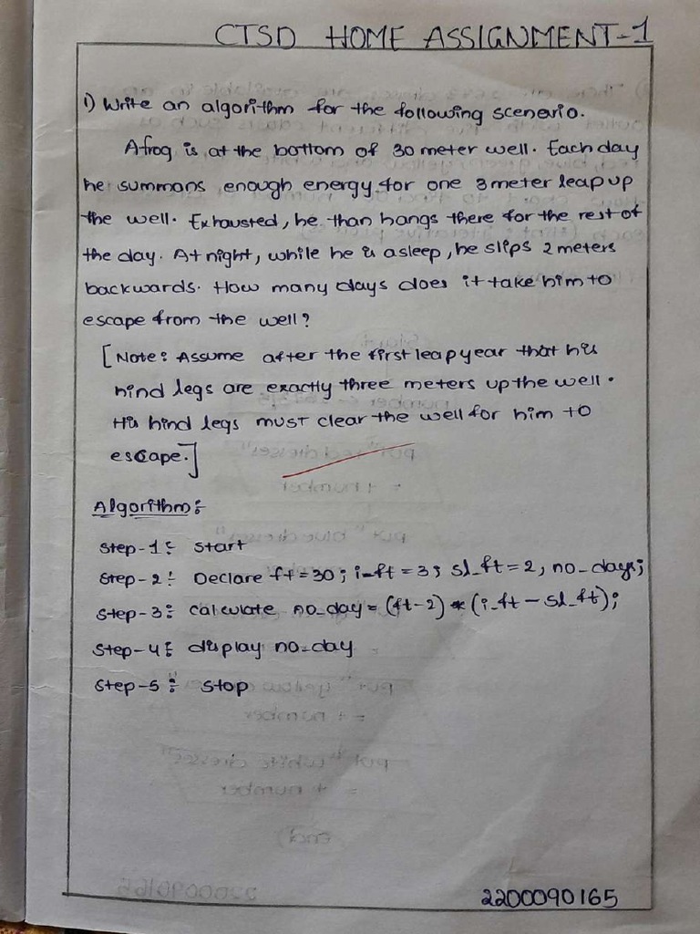 CTSD Home Assignment | PDF