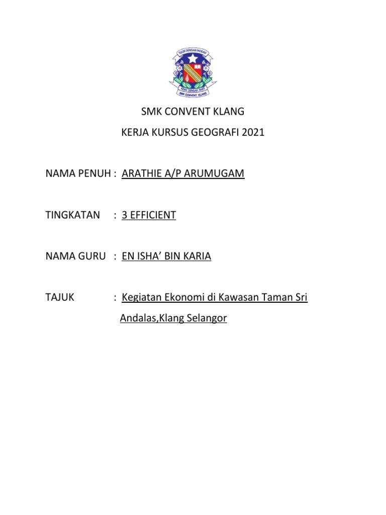 Kerja Kursus Geografi | PDF