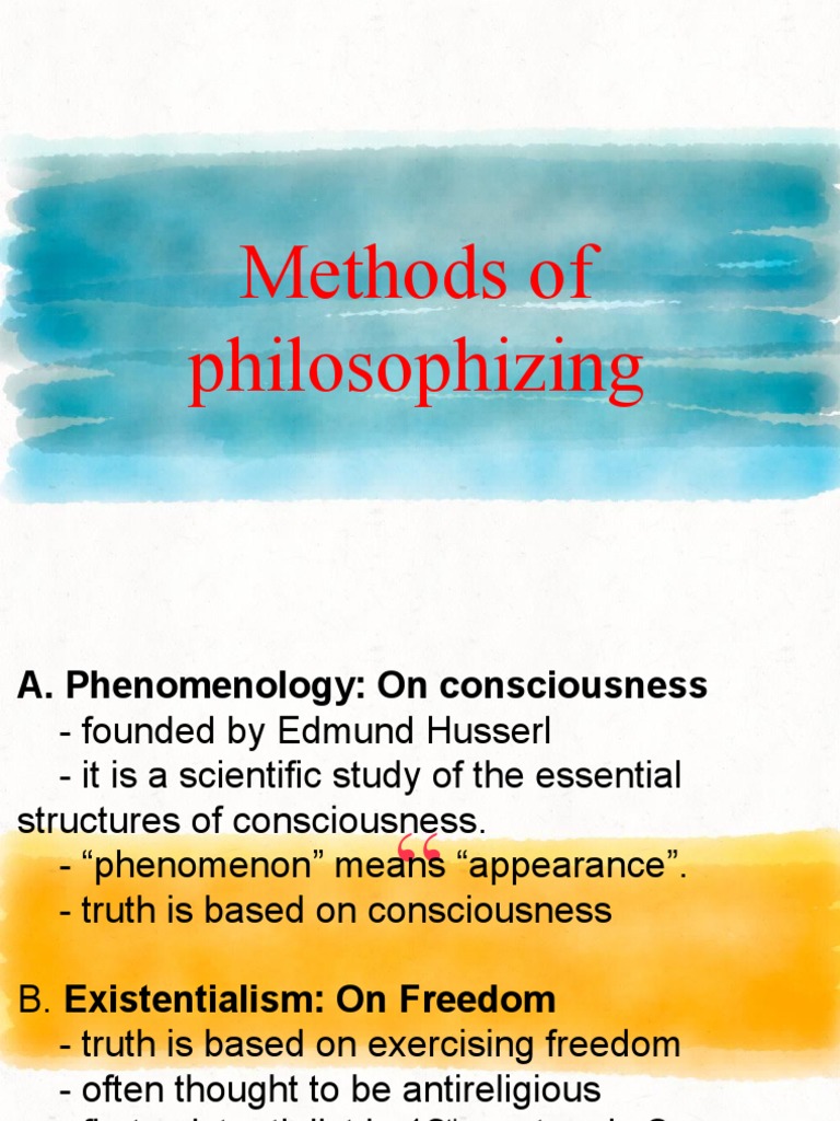 2A. Methods of Philosophizing | PDF | Fallacy | Argument