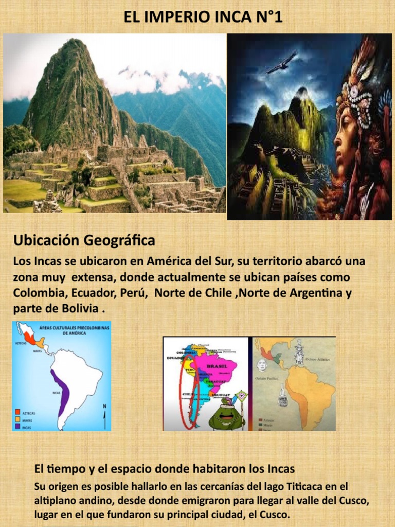 Ubicación Geográfica del Imperio Inca | PDF | Imperio Inca | Andes