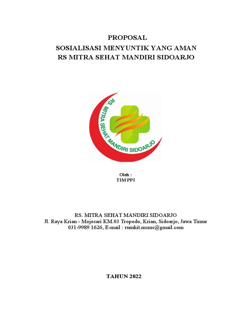 PROPOSAL IHT Menyuntik Yang Benar | PDF
