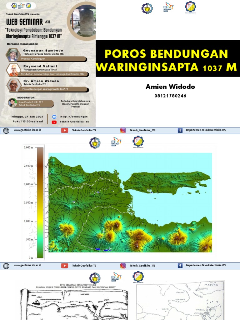 Poros Bendungan Waringinsapta 1037 M Materi Webinar Teknik Geofisika ...