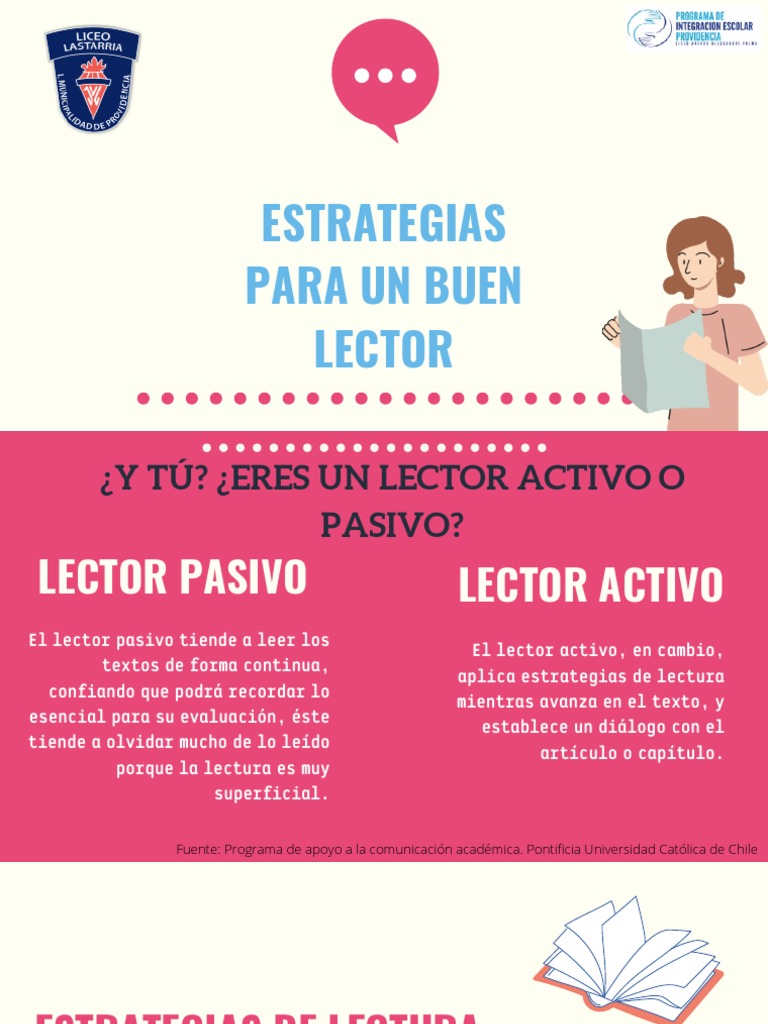 Estrategias de Comprensión Lectora | PDF | Comprensión lectora ...