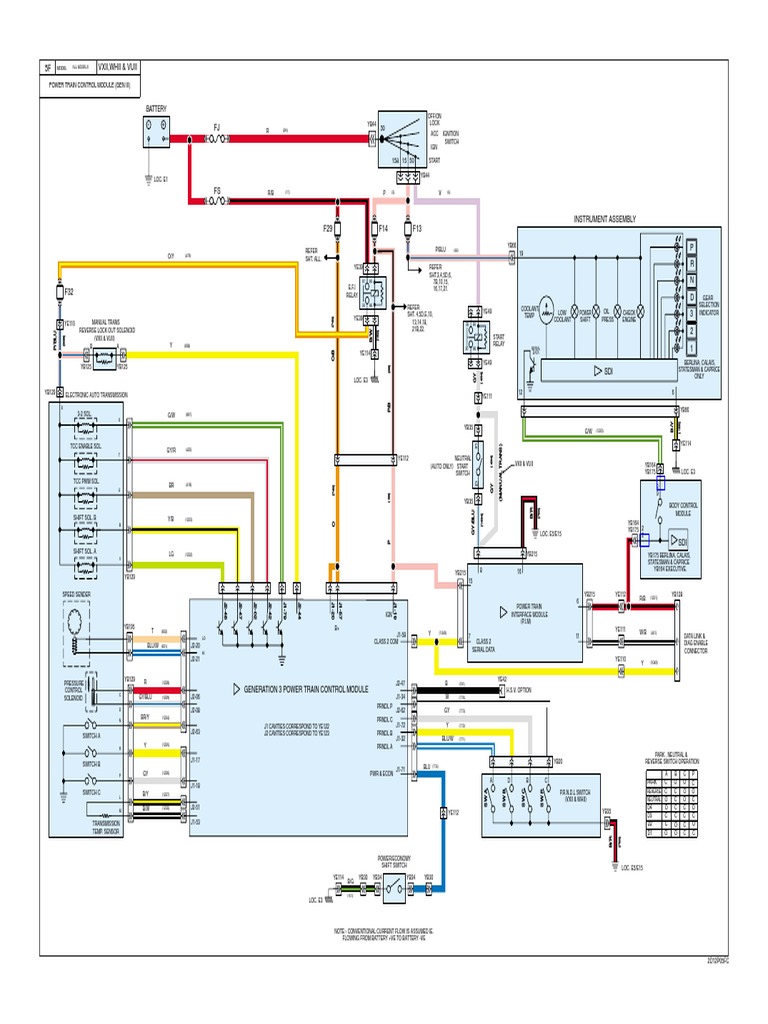 VX WH VU GEn3 Series2 5f Wiring | PDF | Manufactured Goods | Motor Vehicle