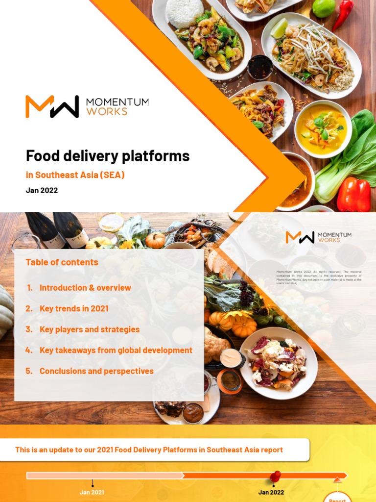 Food Delivery Platforms in Southeast Asia - MW - Jan 2022 | PDF | Cloud ...