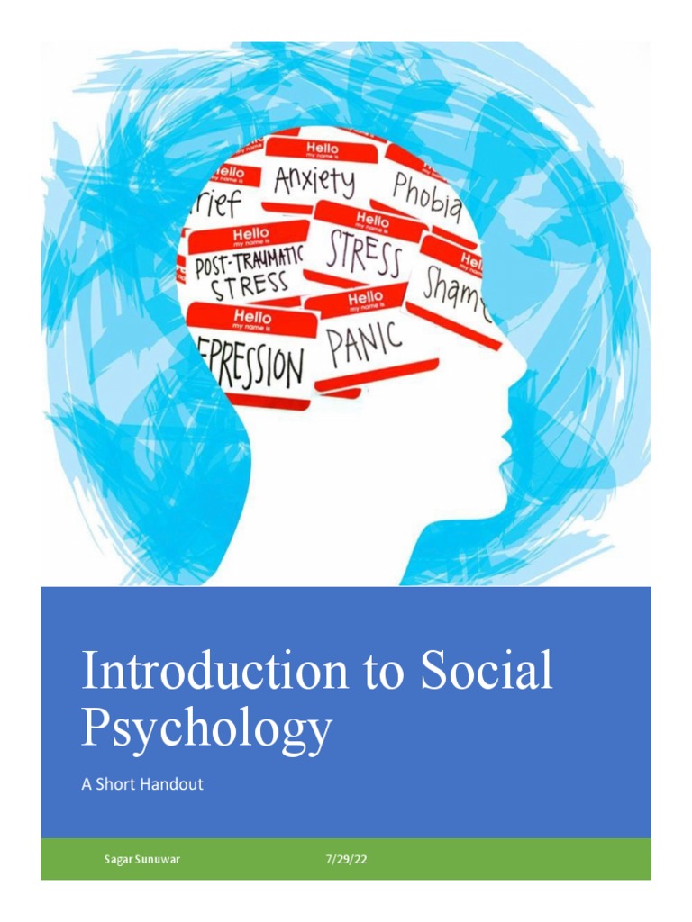 Introduction To Social Psychology | PDF | Psychology | Social Psychology Introduction To Social Psychology | PDF | Psychology | Social Psychology