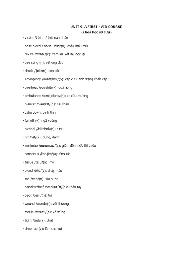 T V NG Unit 9+10+11+12 | PDF