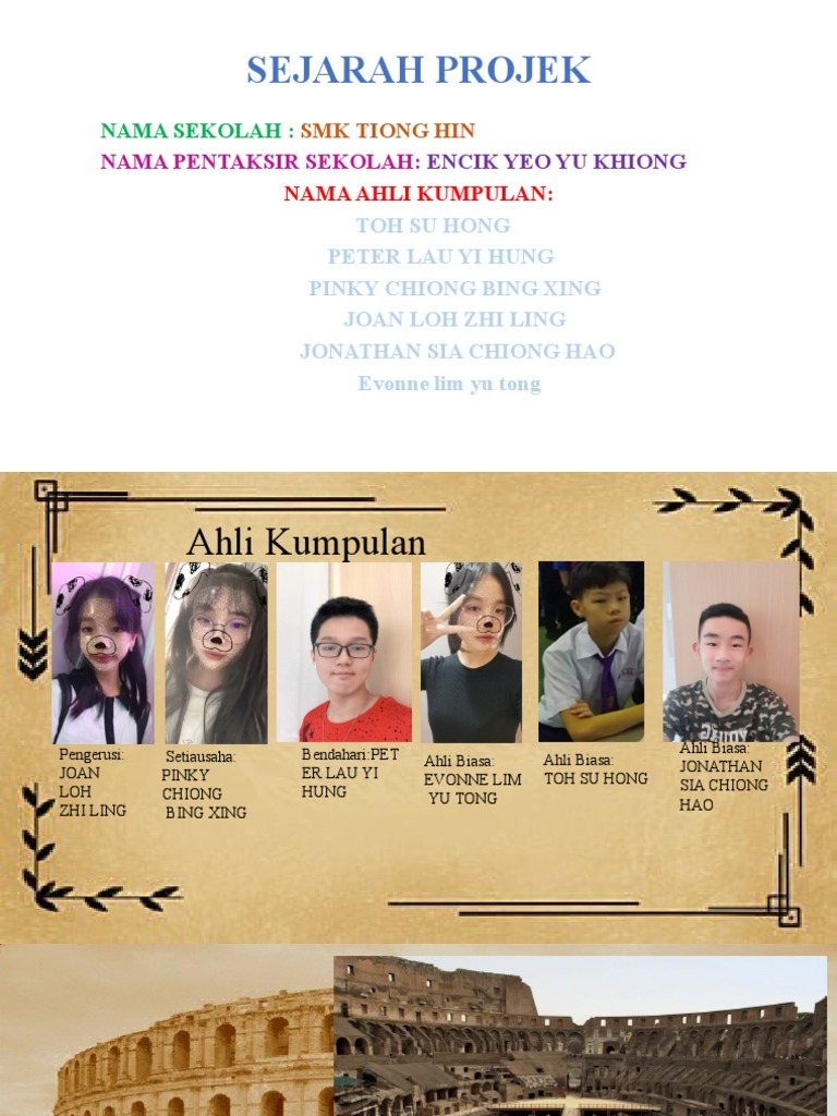 Sejarah Project Edit Pdf