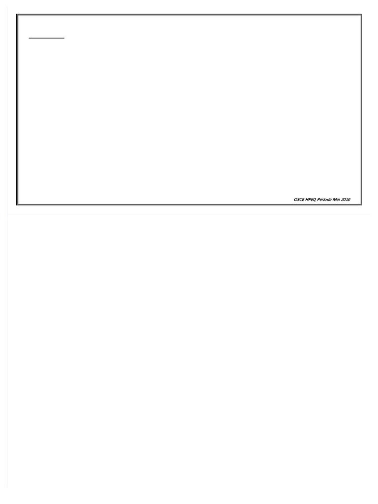 PDF Contoh Soal Osce Compress | PDF