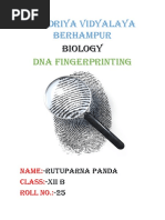 Dna Fingerprint Investigatory Project Class 12 | PDF | Dna Profiling | Dna