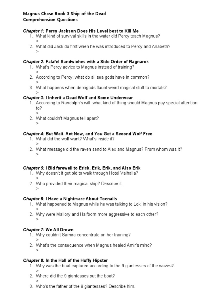 Magnus Chase Book 3 Compre | PDF | Norse Mythology | Norse Deities