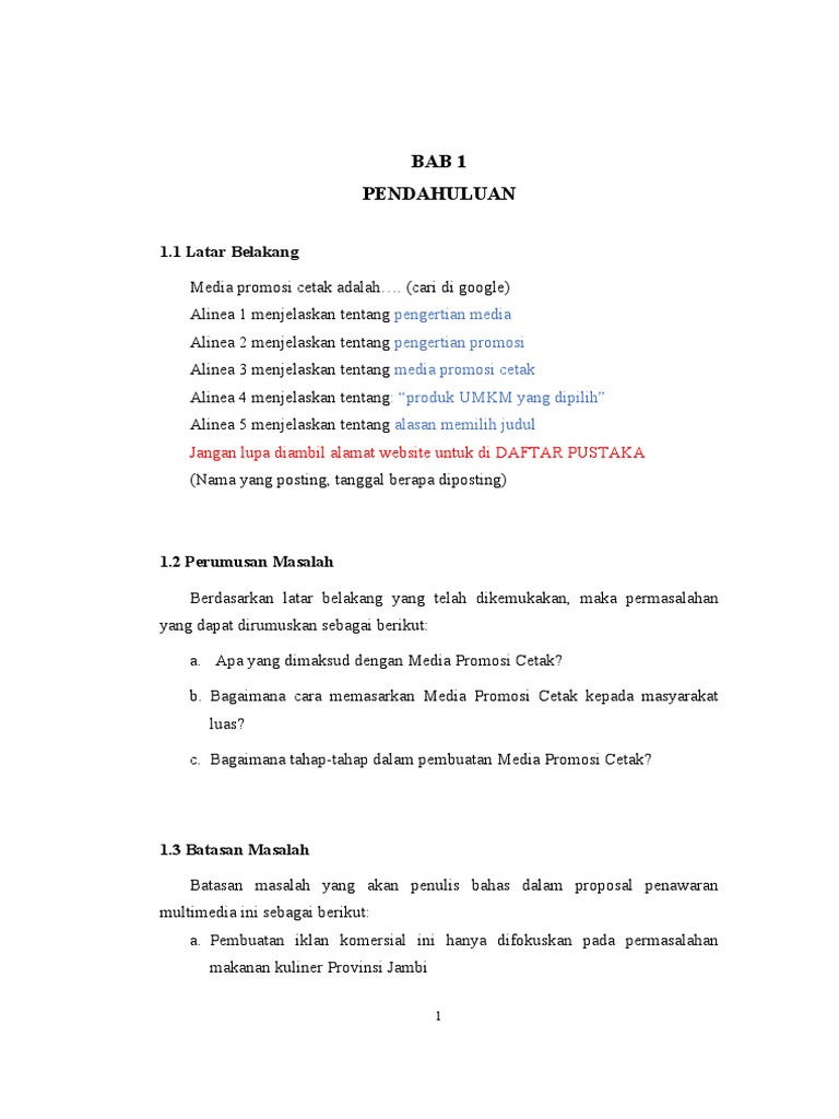 Bab 1 Proposal Pdf