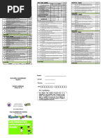 ECCD Checklist KINDERGARTEN | PDF