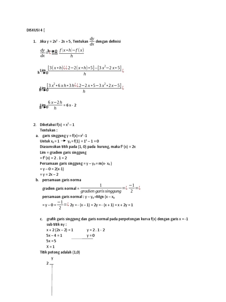 DISKUSI 4 Kalkulus | PDF