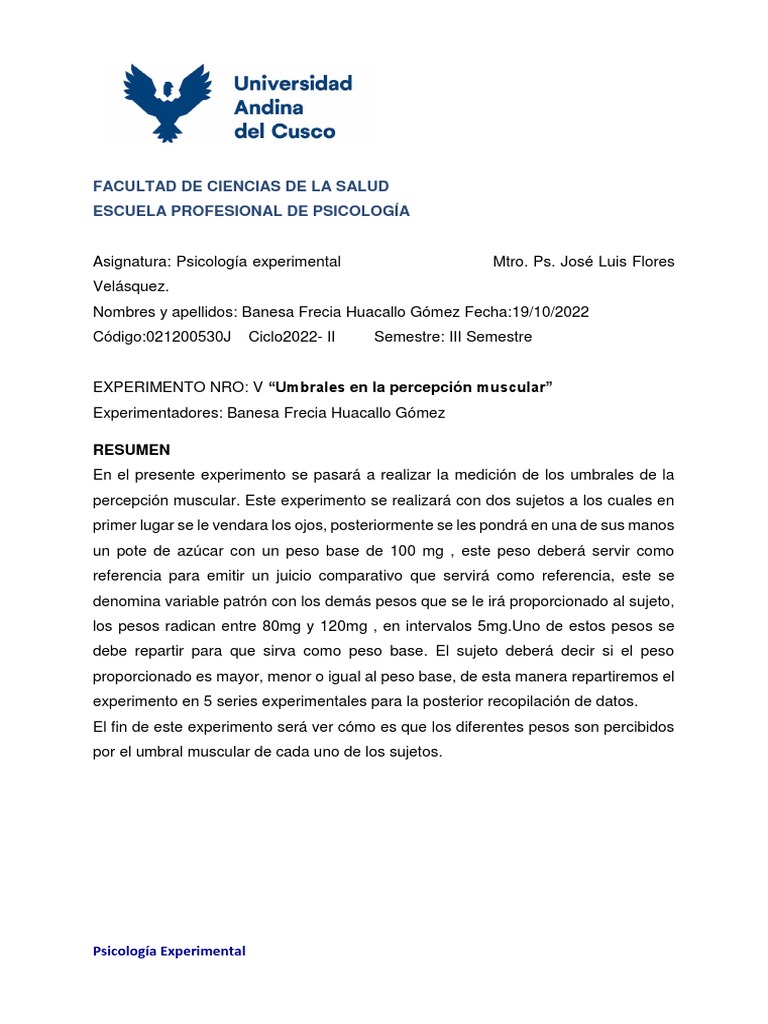 Umbrales - PDF Bane | PDF | Percepción | Experimentar