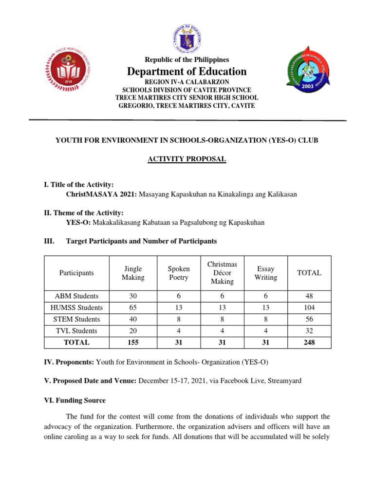 TMCSHS - ChristMASAYA-2021 - December 2021 | PDF | Essays