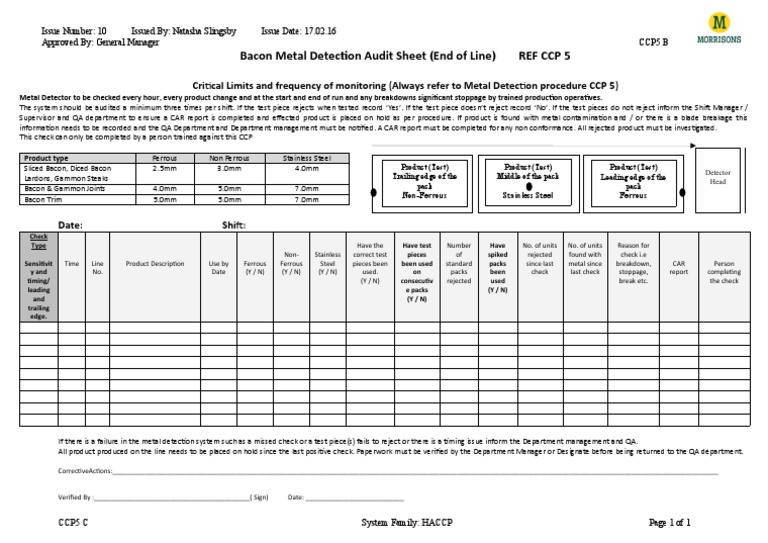 CCP5 B Metal Detection Sheet Issue 10 | PDF | Metals