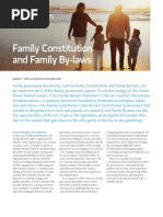 Sample Family Constitution | PDF | Governance | Family
