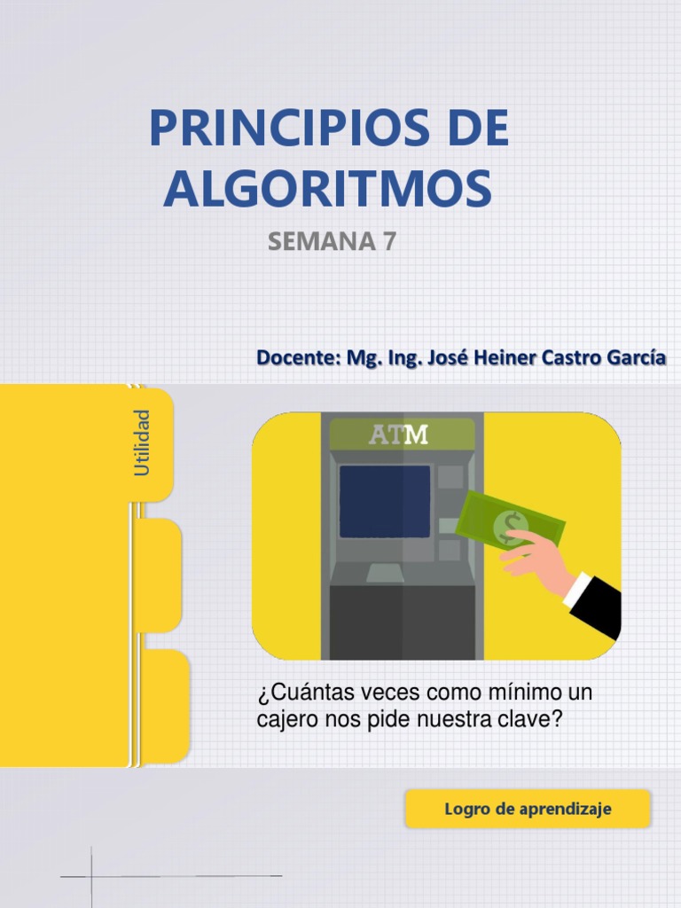 S07.s1 - Principios de Algoritmos - Parte 1 | PDF | Algoritmos | Desarrollo de software