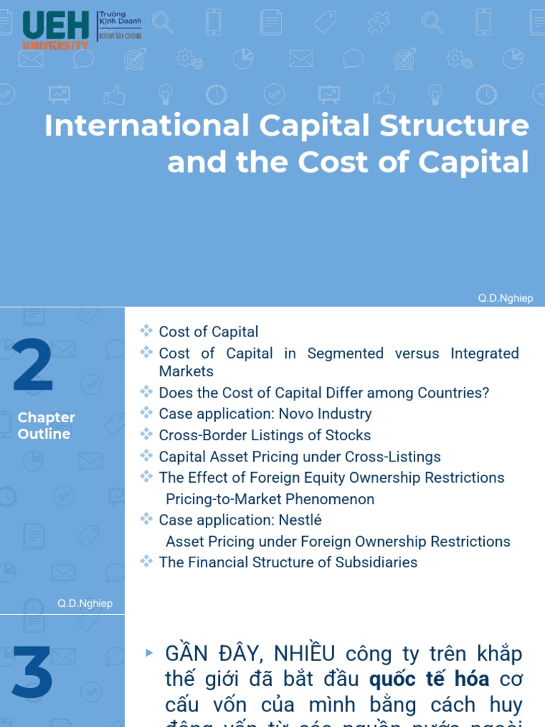 Bai 6 - International Capital Structure and The Cost of Capital | PDF