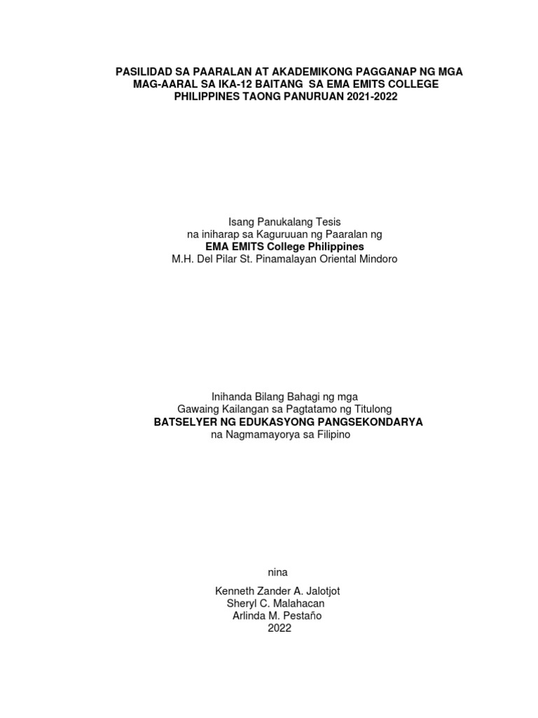 Thesis Final | PDF