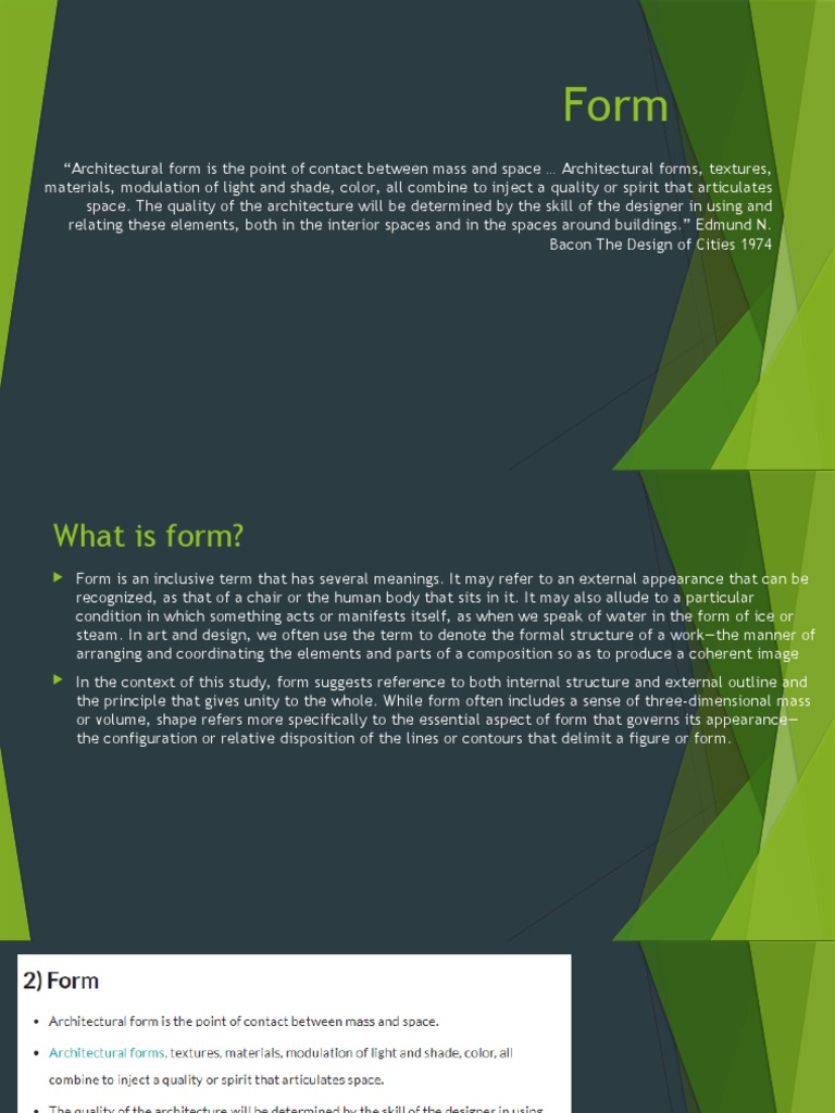 Form | PDF | Shape | Volume