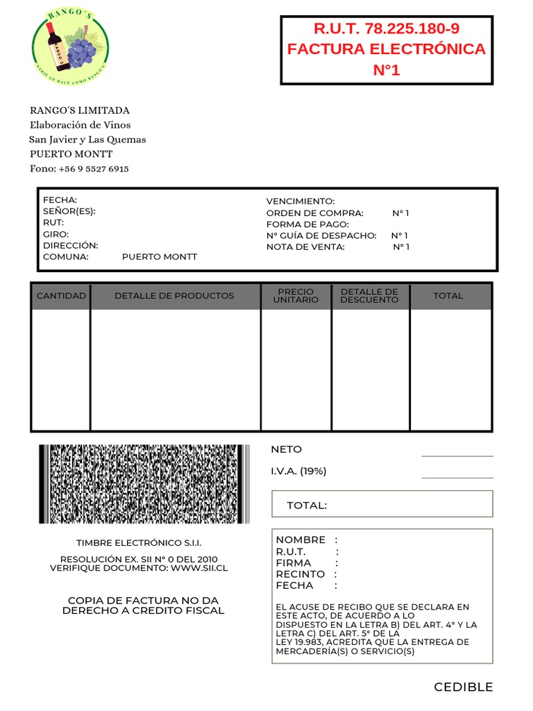 Talonarios de Facturas Electrónicas | PDF | Factura | Documentos ...