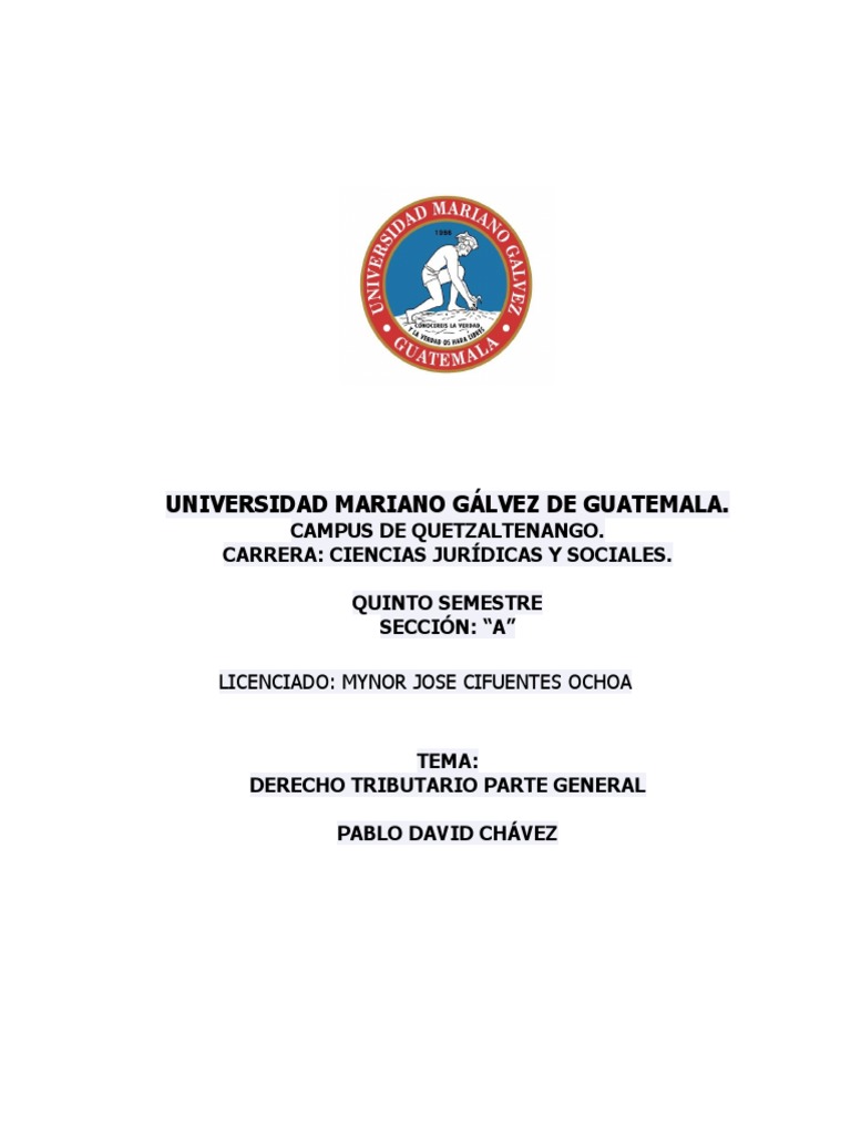 Universidad Mariano Gálvez de Guatemala | PDF