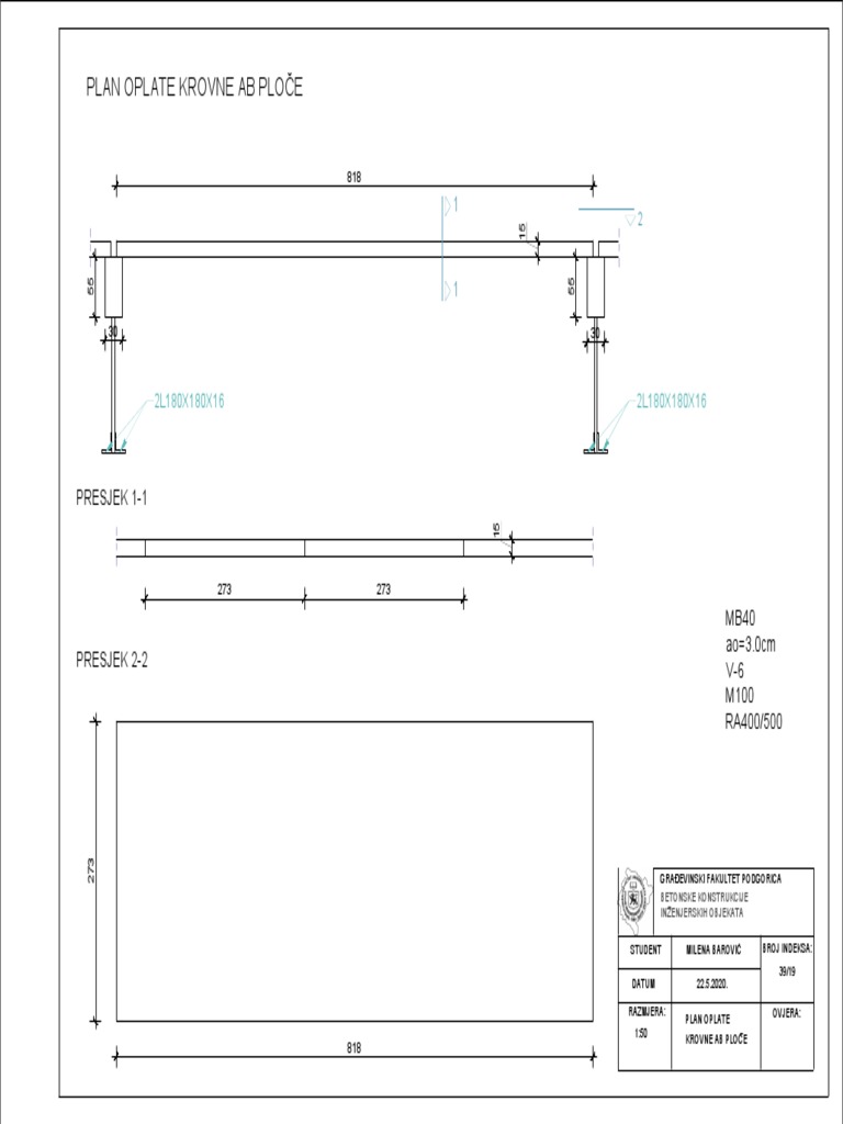 RC Silos - Roof Slab - Formwork Plan | PDF