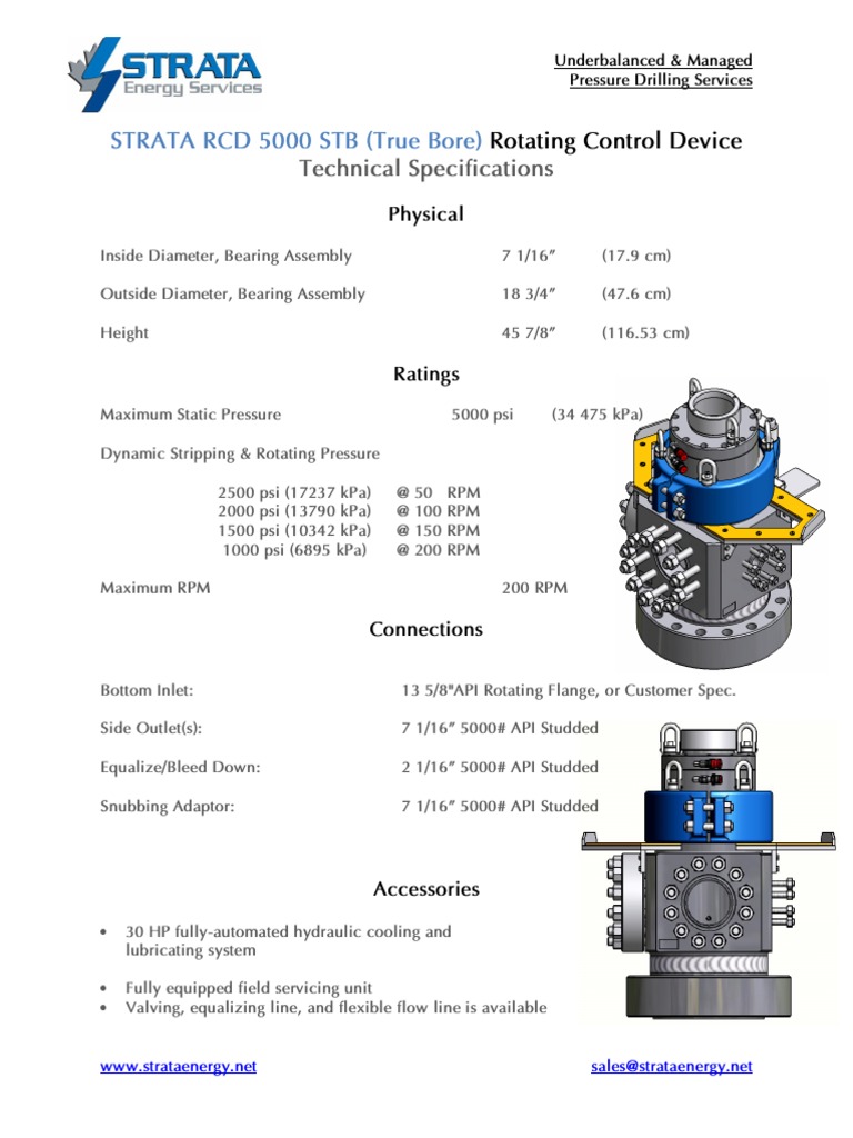 Strata RCD | PDF | Pressure | Machines