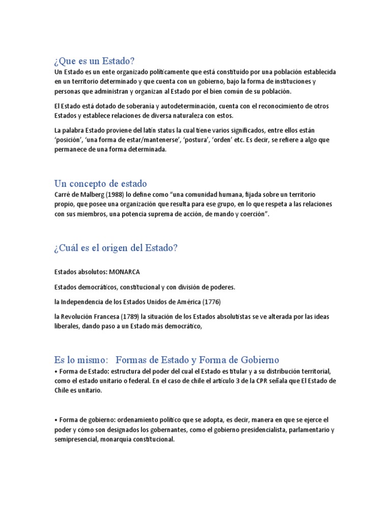 Que Es Un Estado | PDF
