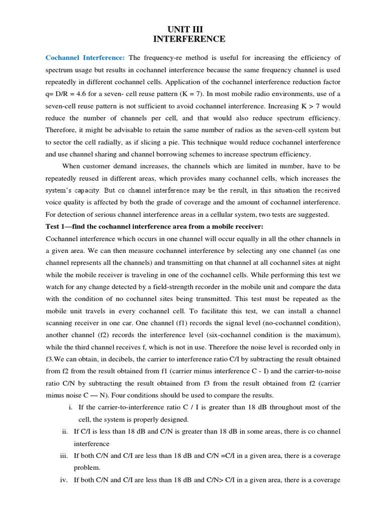 CMC Unit 3 | PDF | Antenna (Radio) | Cellular Network