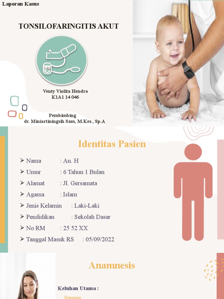 Laporan Kasus - Tonsilofaringitis Akut-Venty Violita Hendra | PDF
