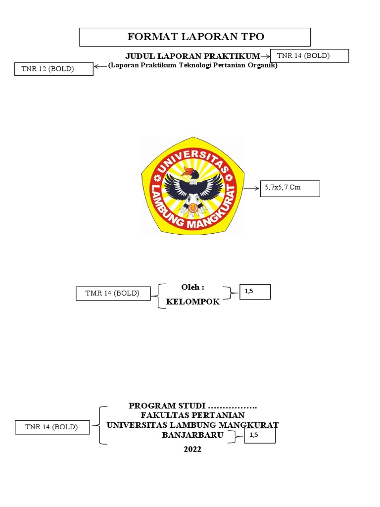 Format Laporan Tpo Per Topik | PDF