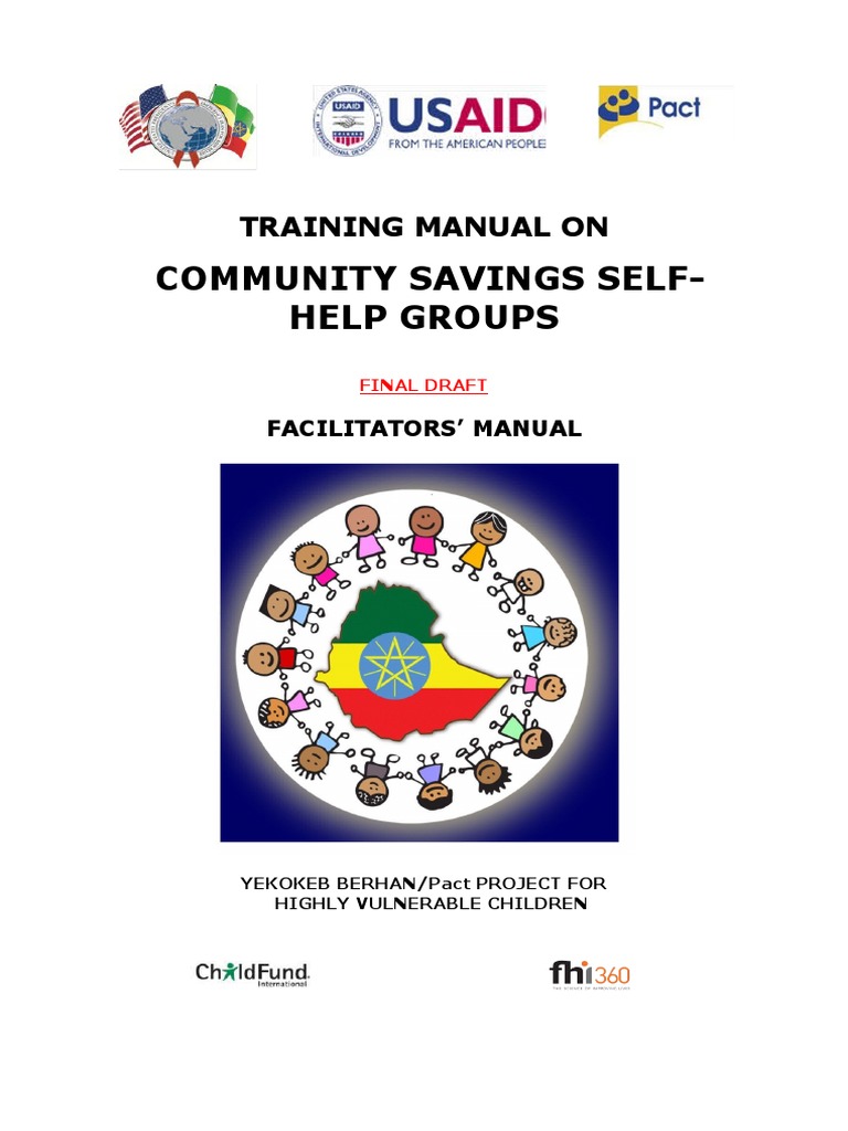 CSSG Training Manual for Facilitators | PDF | Loans | Interest