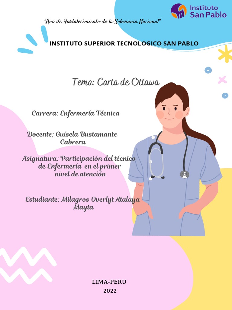 Carta de Ottawa: Promoción de la Salud | PDF | Promoción de la salud