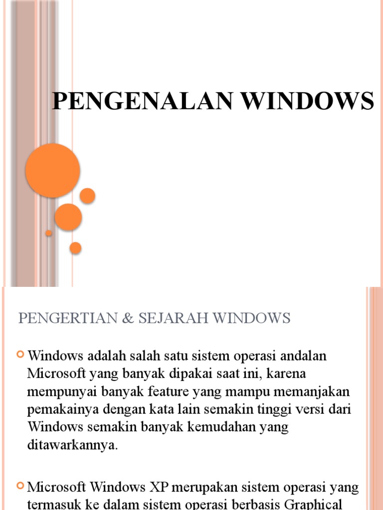 Pengenalan Windows | PDF