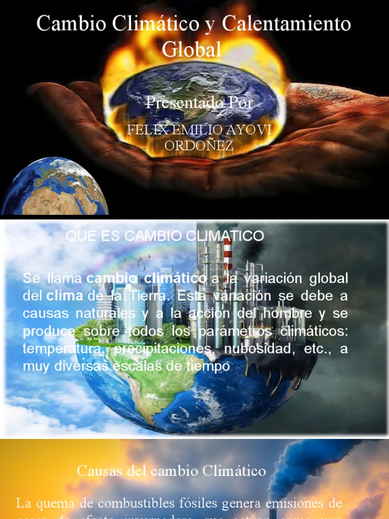 Calentamiento Global y Cambio Climatico | PDF