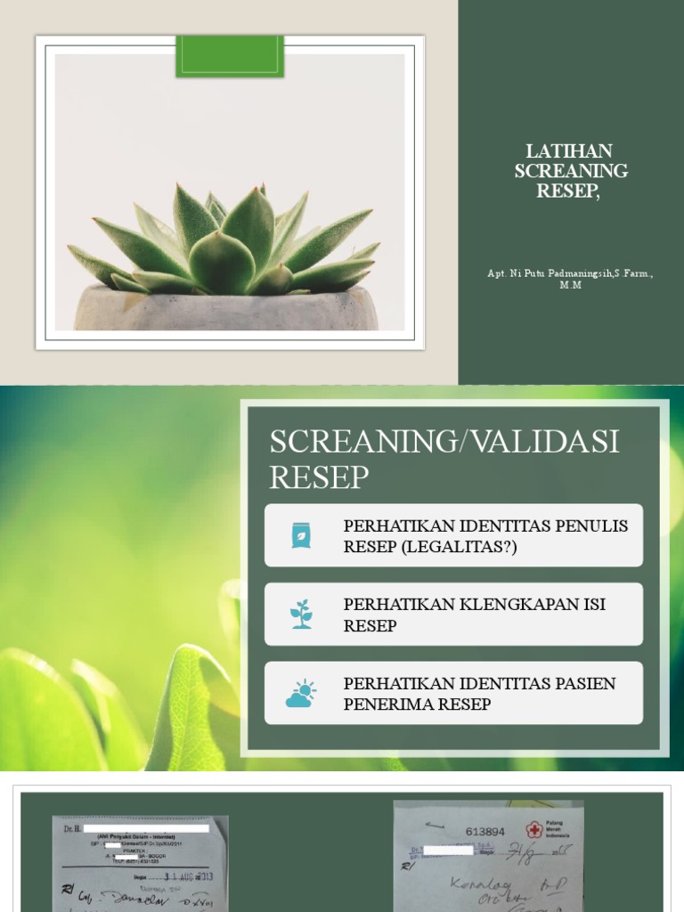 Ilmu Dasar Resep 2 | PDF