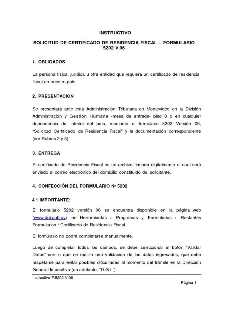 Instructivo Formulario 5202 | PDF | Certificado de nacimiento | Justicia