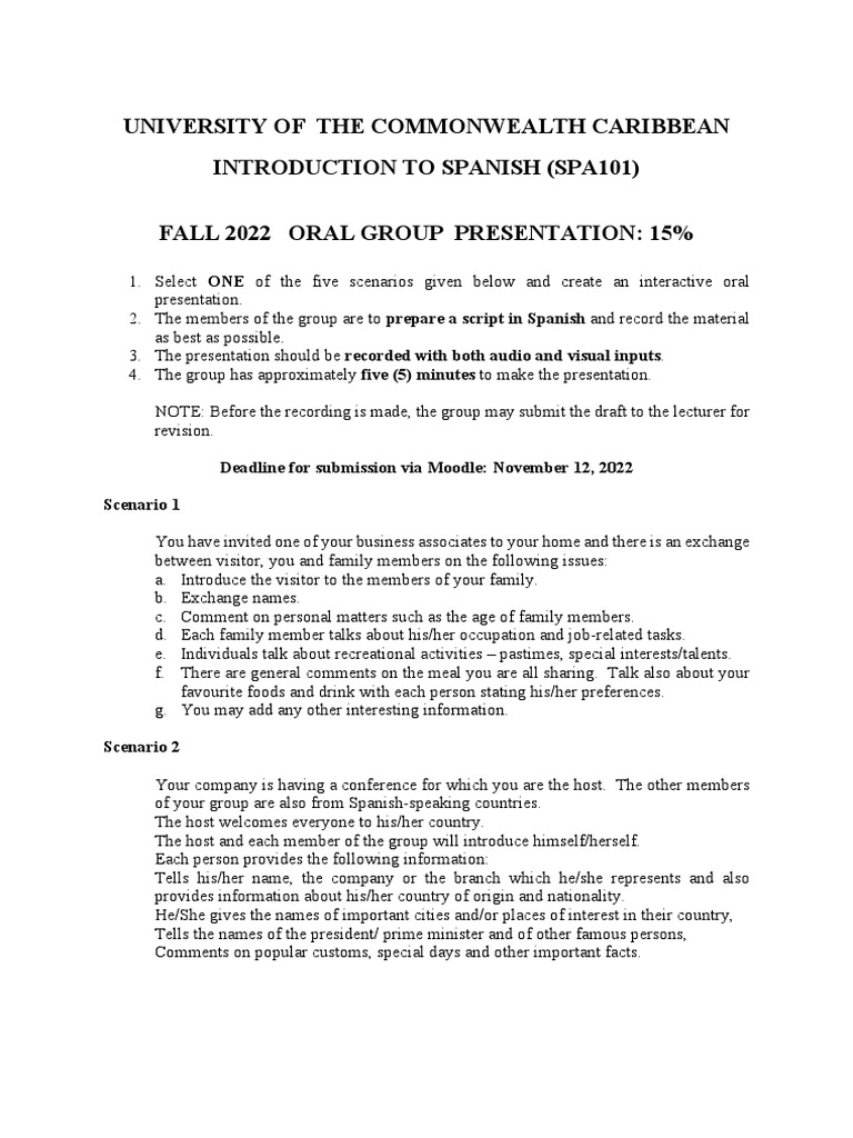 Group Presentation | PDF