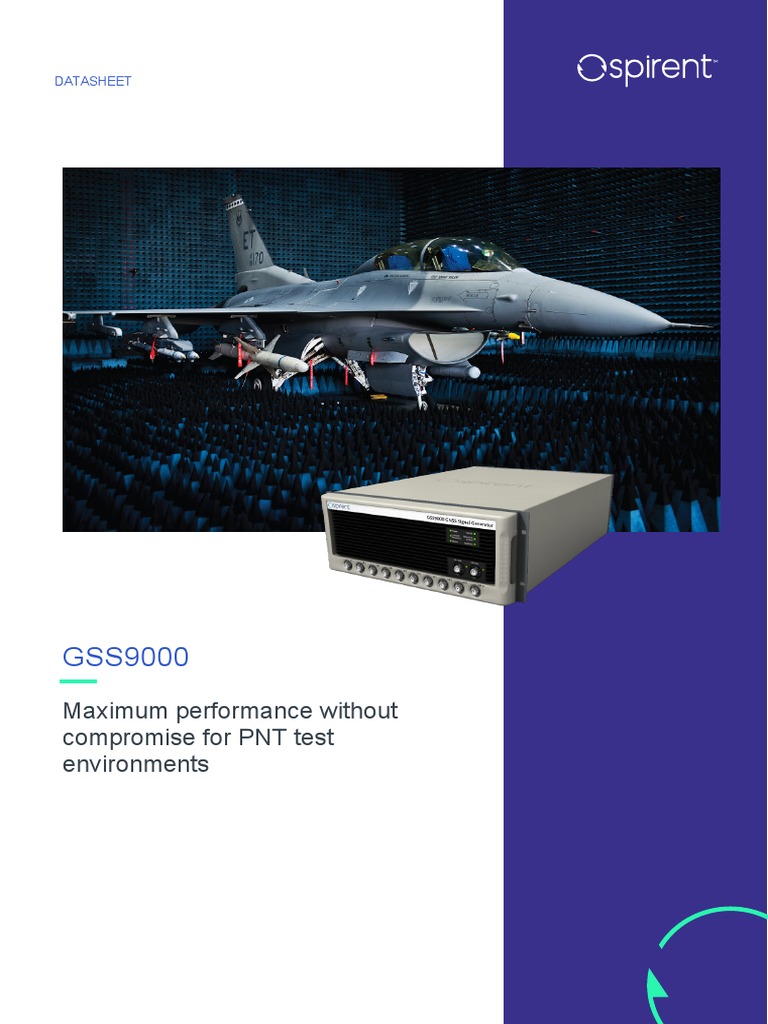 MS9000 Issue 6-00 GSS9000 Constellation Simulator Datasheet With ...