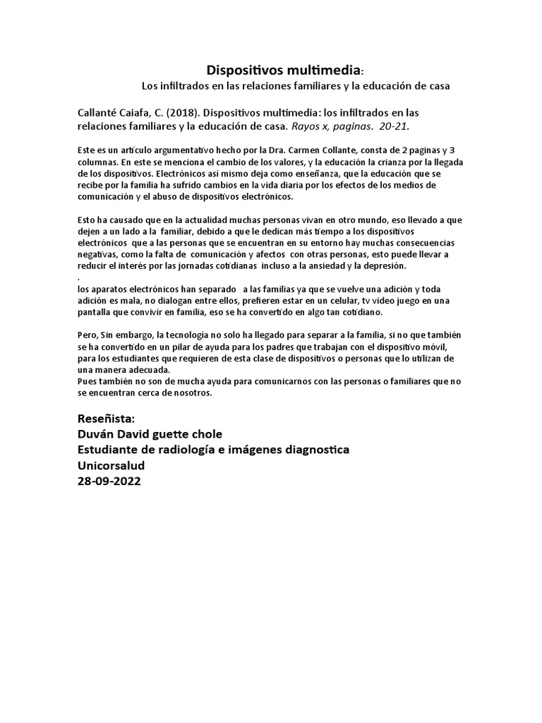 Dispositivos Multimedia | PDF