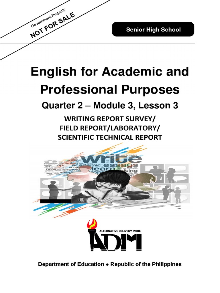 EAPP Q2 - Mod 3 Writing A Report - V5 | PDF | Survey Methodology | Questionnaire