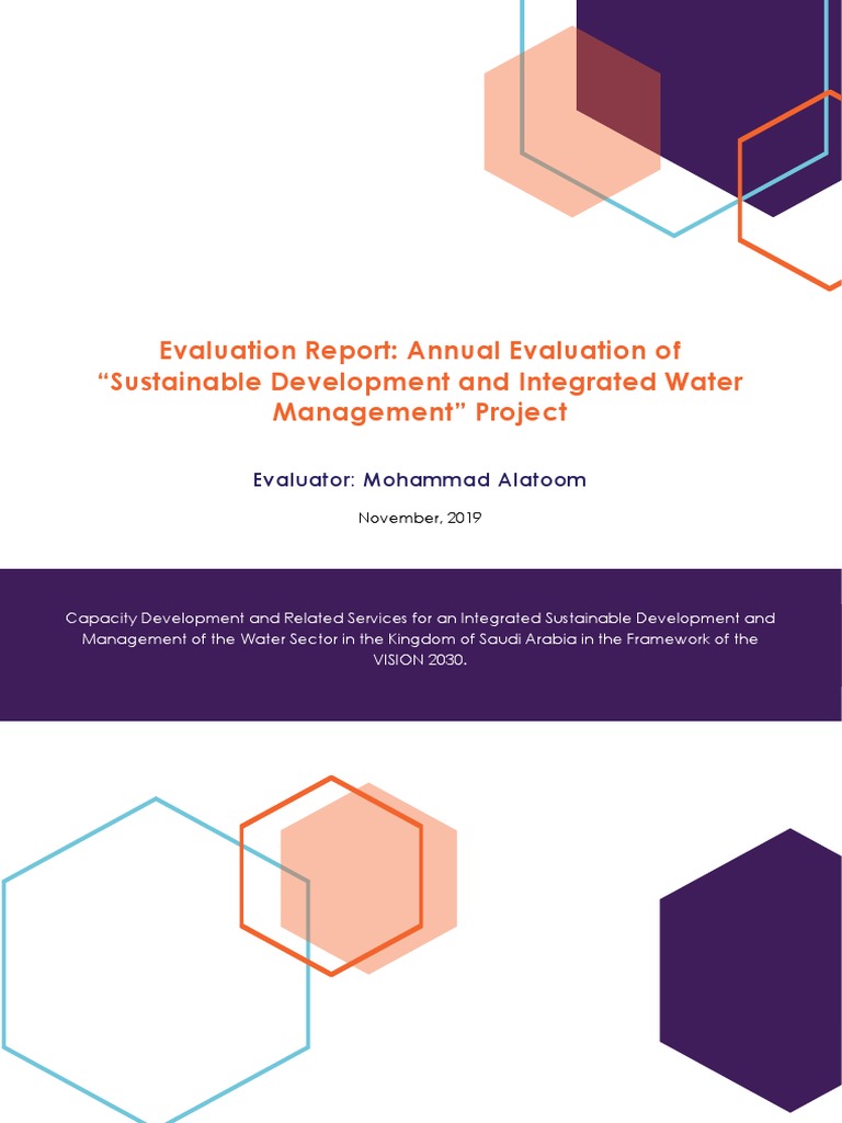 Final Evaluation Report Water SDG KSA Draft 2 MA 14112019 - MWT | PDF ...